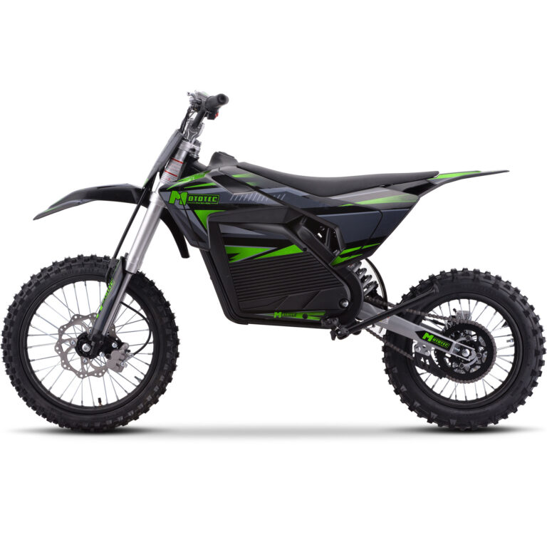 Electric Dirt Bike MotoTec 60v Pro 2000w Lithium Red-MT-Dirt Electric ...